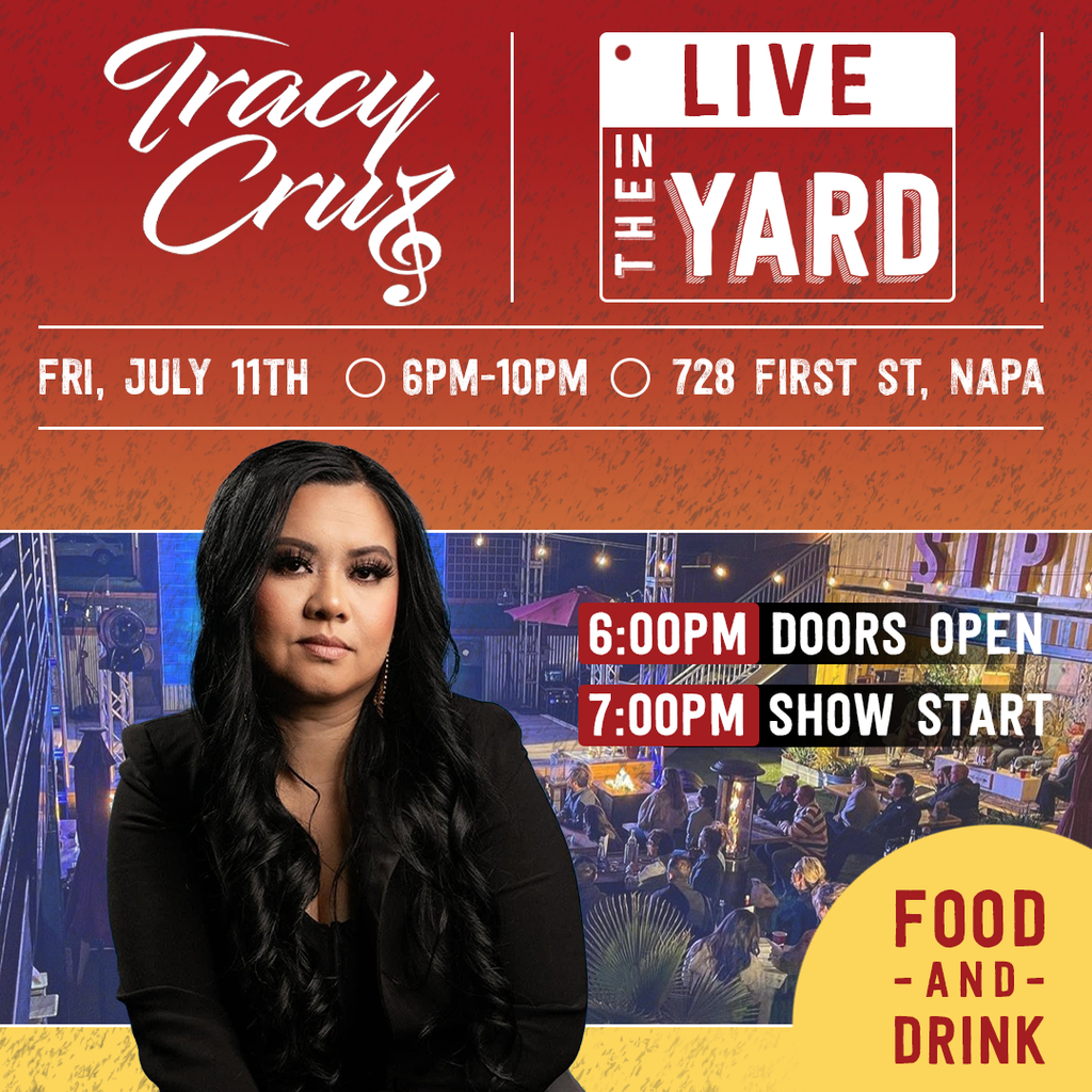 NON-MEMBER TICKET LIVE IN THE YARD: Tracy Cruz - 7/11 | Feast It Forward